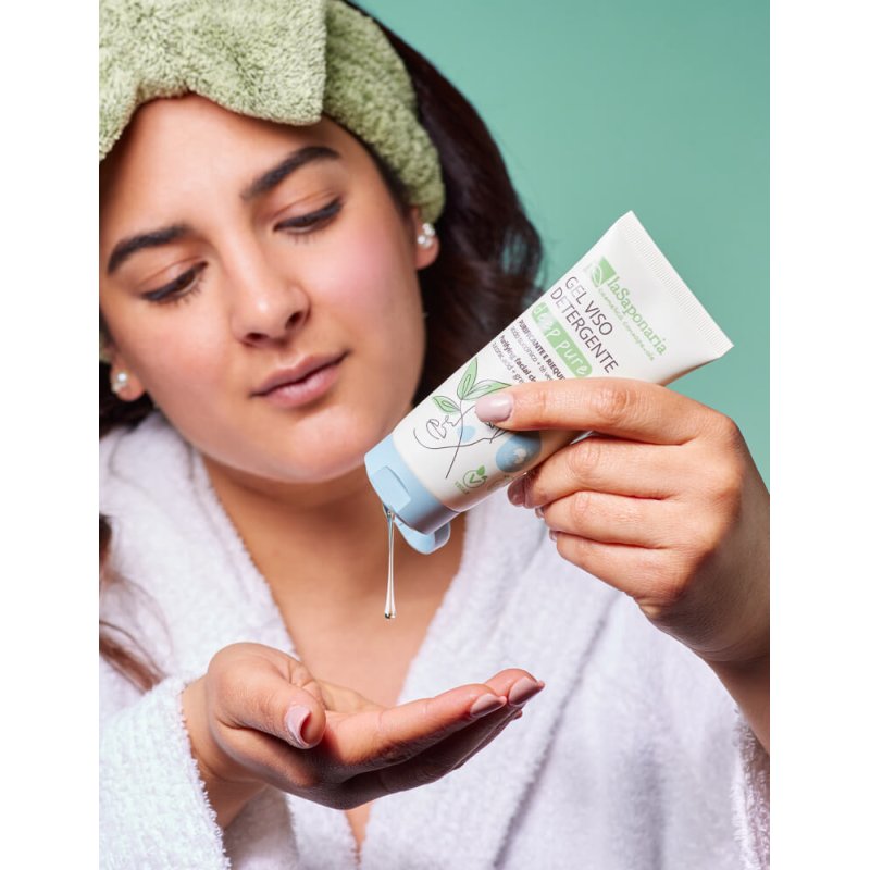 Deep Pure Organic Face Cleansing Gel – For Impure Skin | La Saponaria